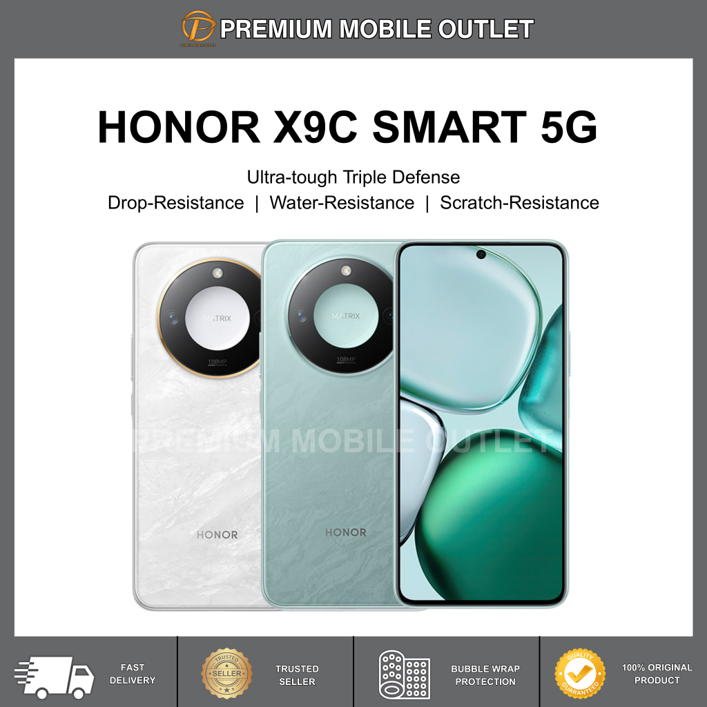 [READY STOCK] HONOR X9C Smart 5G [8GB+256GB] | Ultra-tough Triple Defense (1 Year Warranty from ...