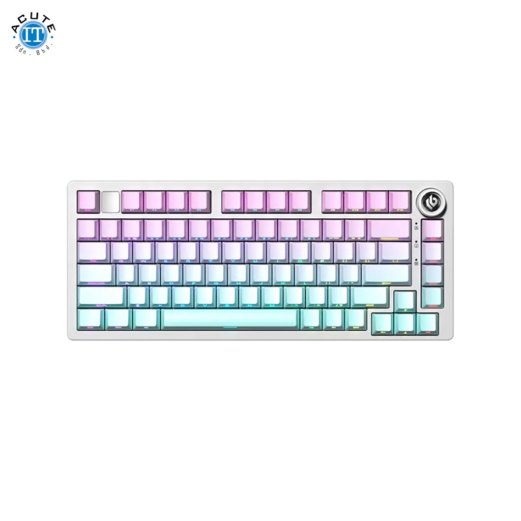 LEOBOG Hi75 Sleek 75% Wired Mechanical Keyboard White | Shopee Malaysia