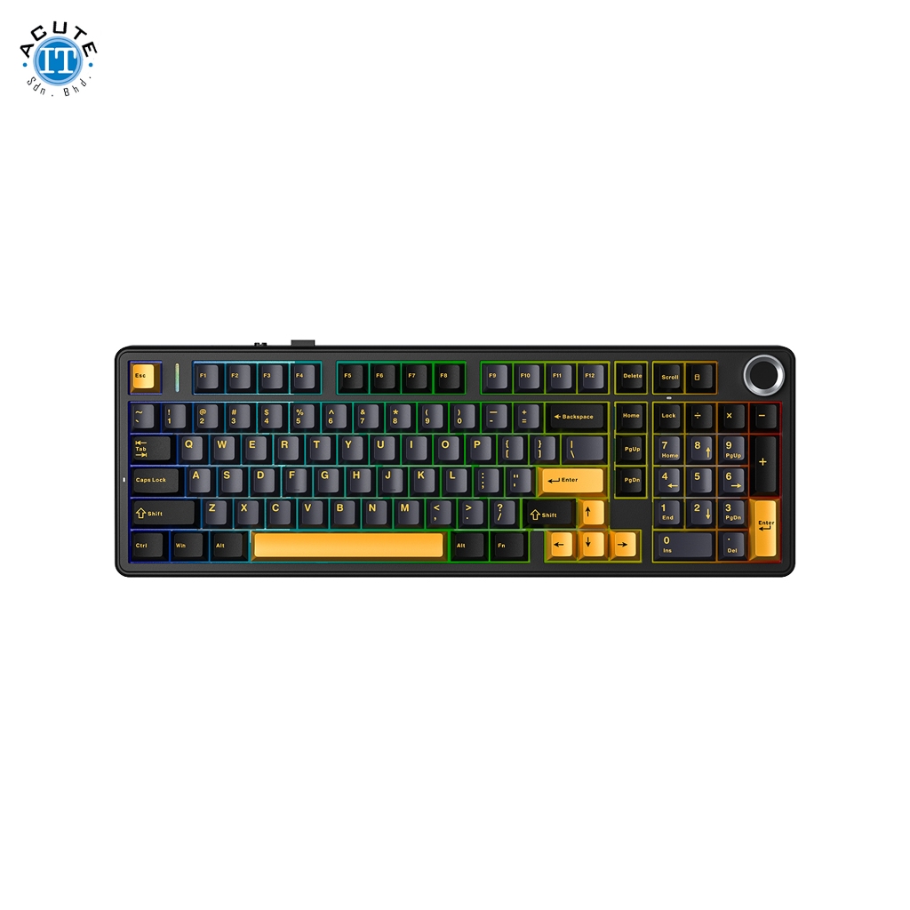 AULA F99 PRO 1800 Layout Gasket-Mounted Triple-Mode Mechanical Keyboard ...