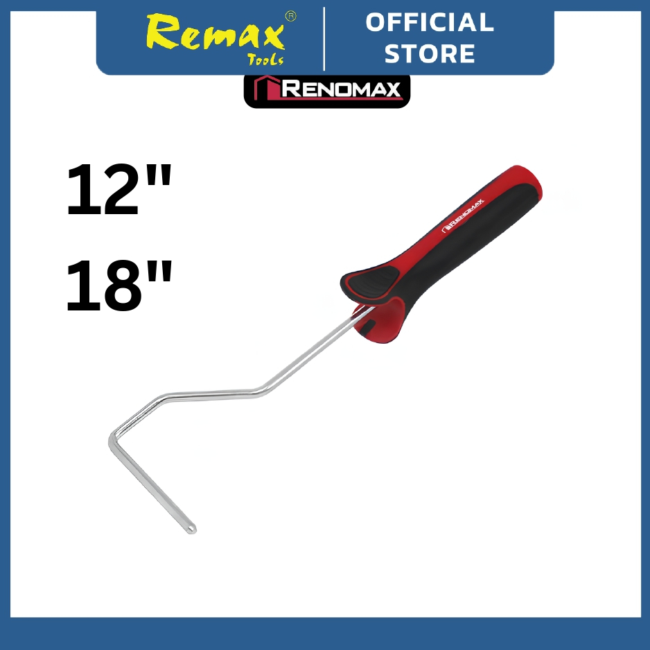 Renomax Paint Roller Frame 12" and 18" Paint Roller Long Handle Frame ...