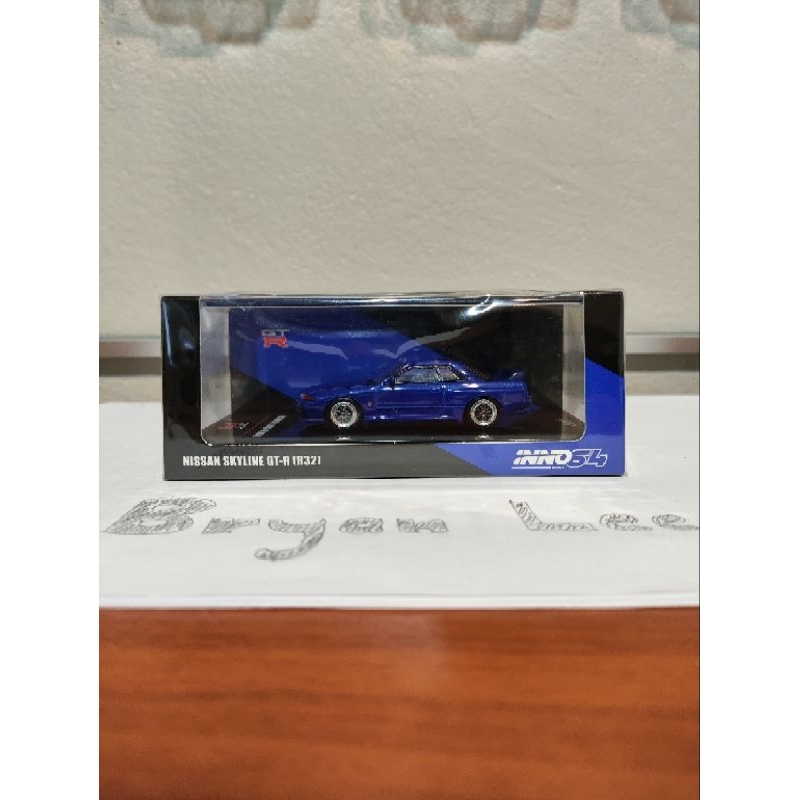 Inno64 Nissan Skyline GT-R R32 Blue UNSEALED MINT | Shopee Malaysia