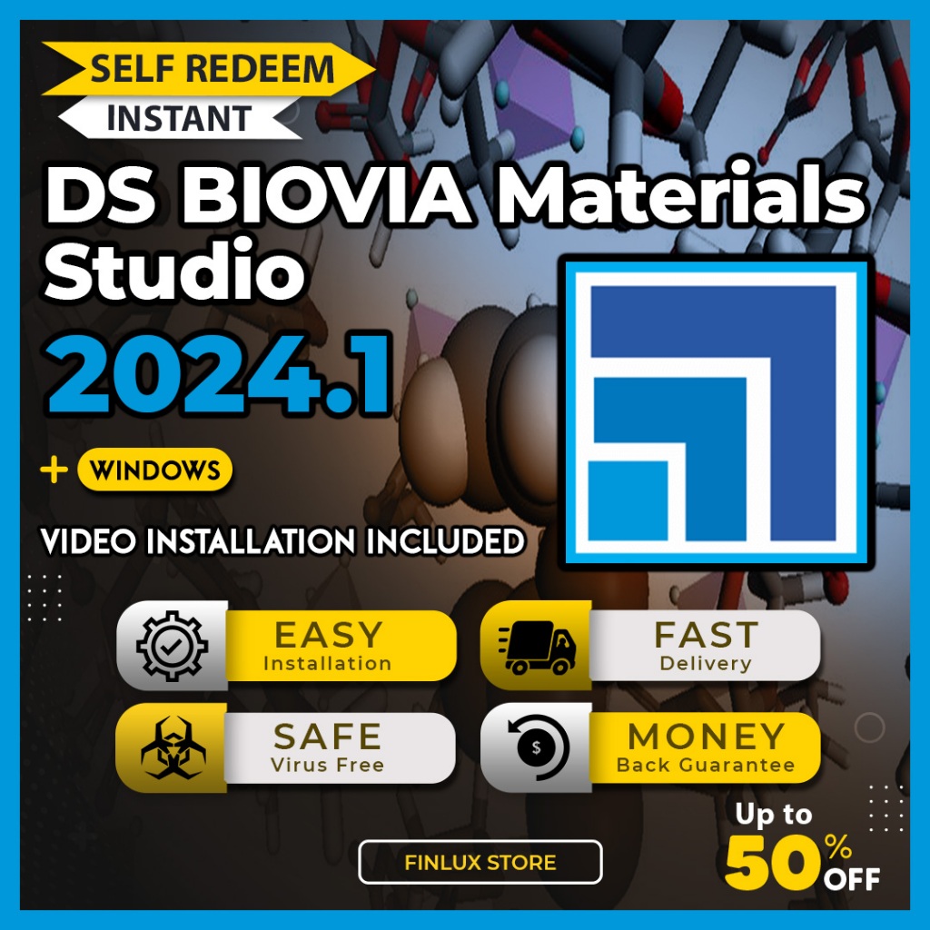 [SELF REDEEM] DS BIOVIA Materials Studio 2024 v24.1.0 Lifetime For Windows (64-Bit) | Shopee ...