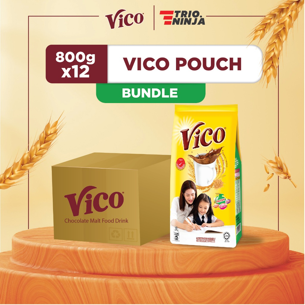 Vico Chocolate Malt Drink 800G X 12 Pack | Shopee Malaysia