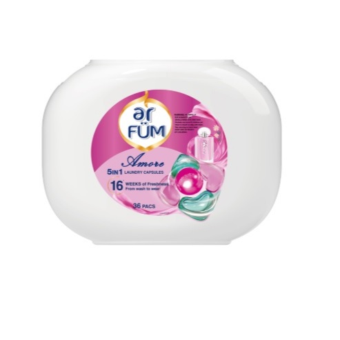 ARFUM 5 IN 1 Laundry Capsules Amore(12gx36pcs) | Shopee Malaysia