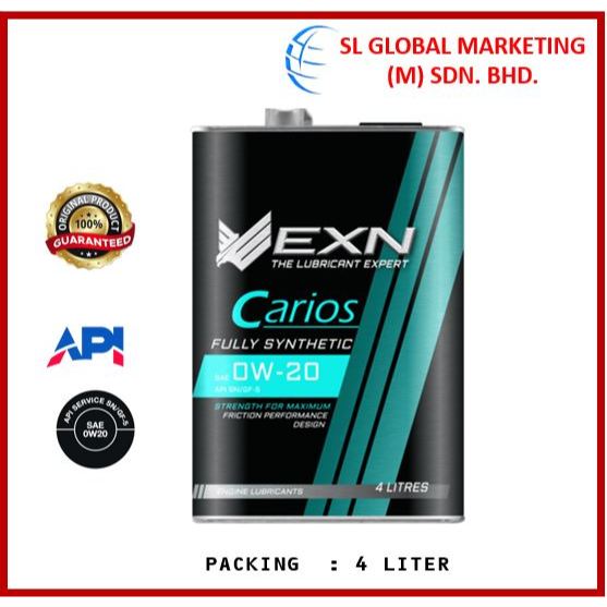 EXN CARIOS SAE 0W-20 API SP RC/GF-6 NEW GRADE FULLY SYNTHETIC ENGINE ...