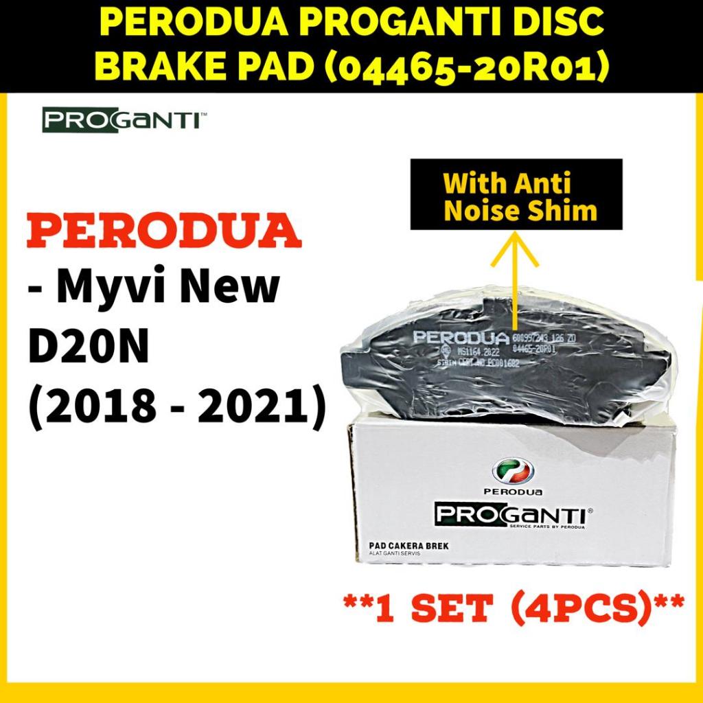 【100% ORIGINAL】PERODUA BREK PAD DEPAN PROGANTI (04465-20R01) - MYVI NEW ...