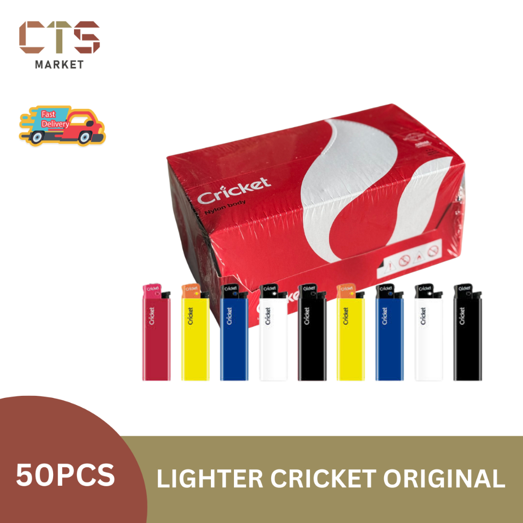Cricket Lighter Original 1 Box (50Pcs) | Shopee Malaysia