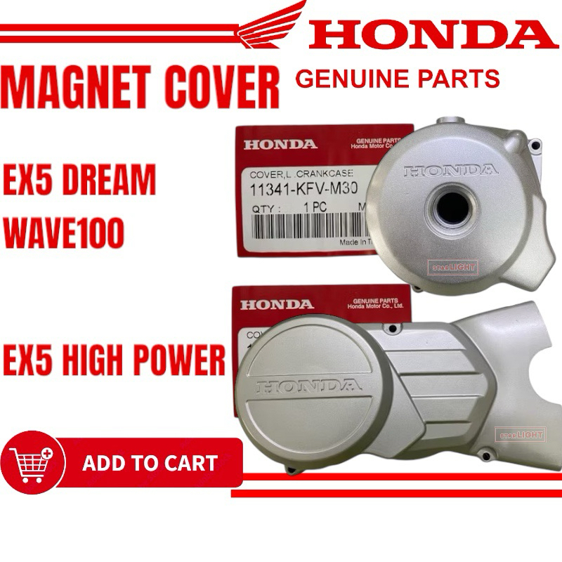 EX5 HIGH POWER / EX5 DREAM / WAVE100 (KFV) MAGNET COVER / CRANKCASE ...