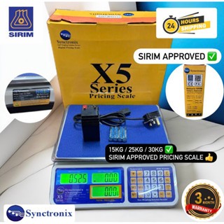 SYNCTRONIX *SIRIM APPROVAL* / Electronic Pricing Scale / Heavy Duty ...
