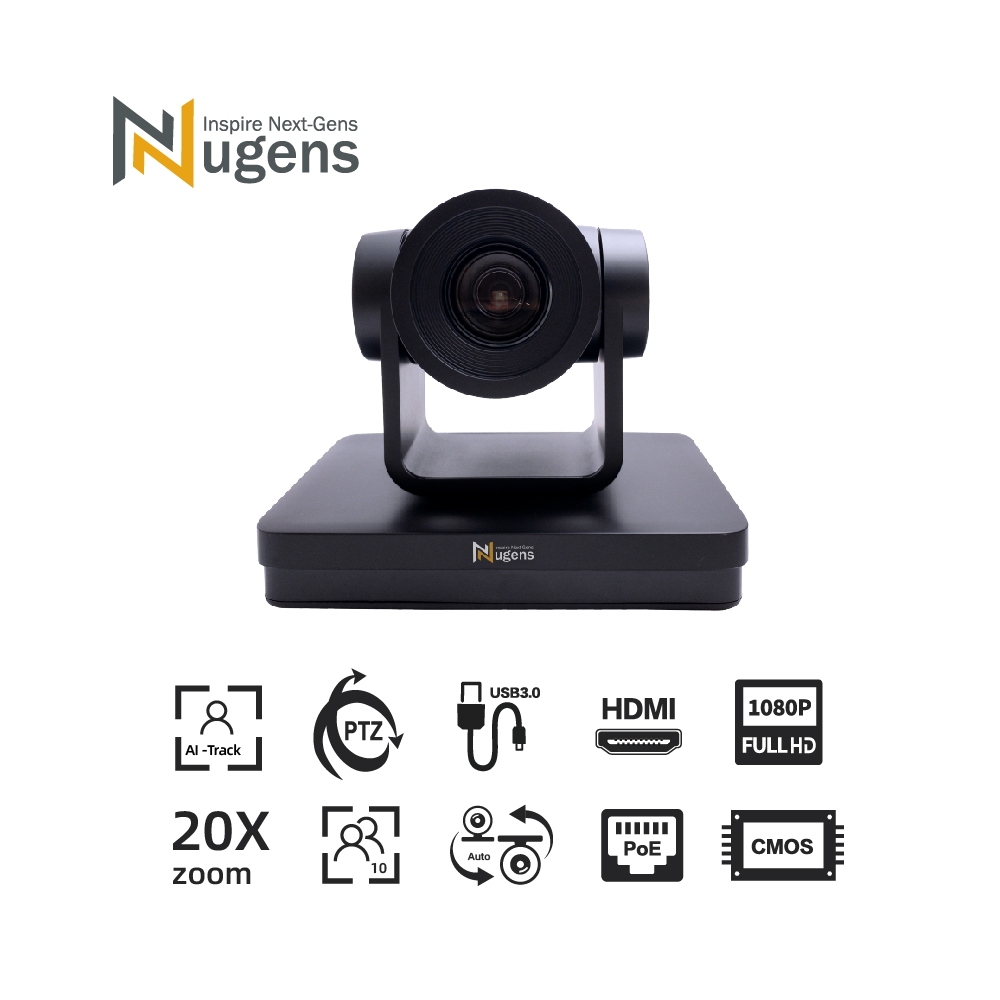 Nugens PTZ MAX Auto Tracking 20x PTZ Camera conference camera 追踪攝影機 ...