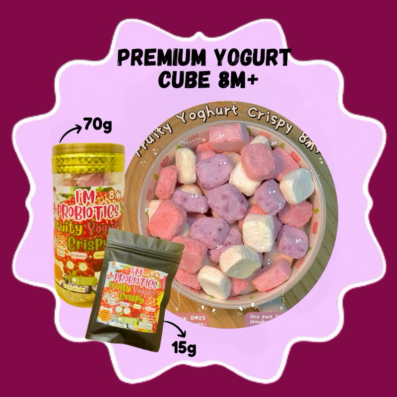 🔥READY STOCK JB🔥 JIBRIEL TREATS JT- Fruity Yogurt Crisp for baby Yogurt ...