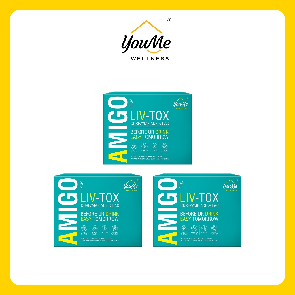 𝗔𝗺𝗶𝗴𝗼 𝗟𝗶𝘃-𝗧𝗼𝘅 𝗬𝗼𝘂𝗺𝗲 𝗪𝗲𝗹𝗹𝗻𝗲𝘀𝘀｜护肝｜养肝｜解酒醒酒｜减轻肝脏负担 | Shopee Malaysia