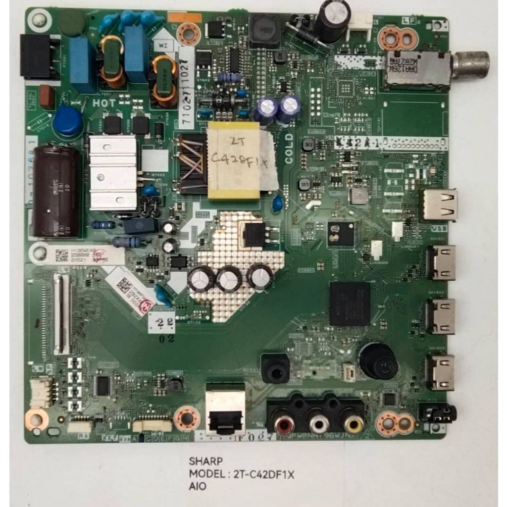 SHARP 2T-C42DF1X AIO BOARD | Shopee Malaysia