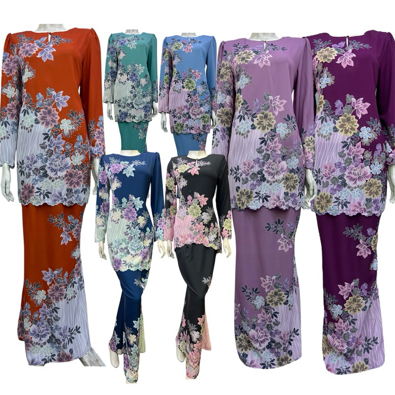 L00112 Sofea Batik Kurung Moden Style Dan Kain Duyung ( Size : 38-52 ) | Shopee Malaysia