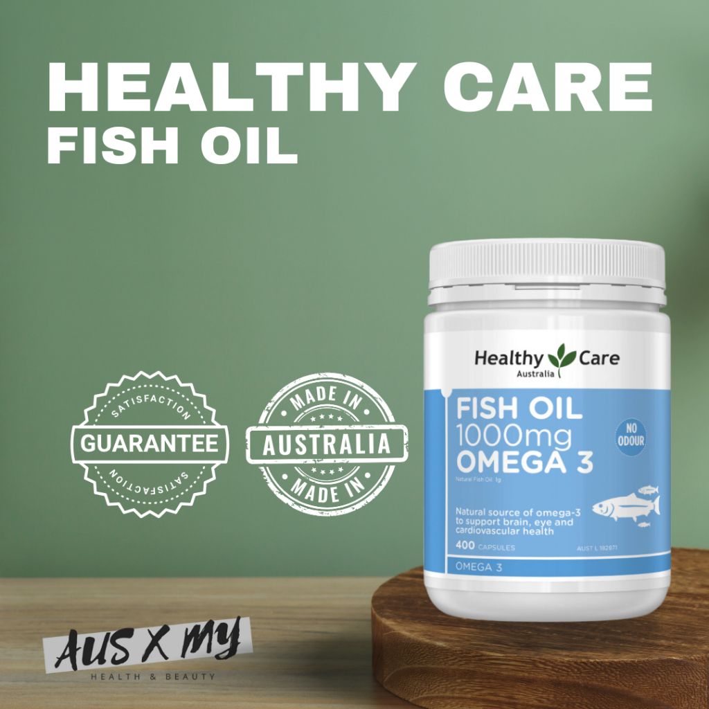 HEALTHY CARE Australia Fish Oil Omega [400 capsules] | Shopee Malaysia