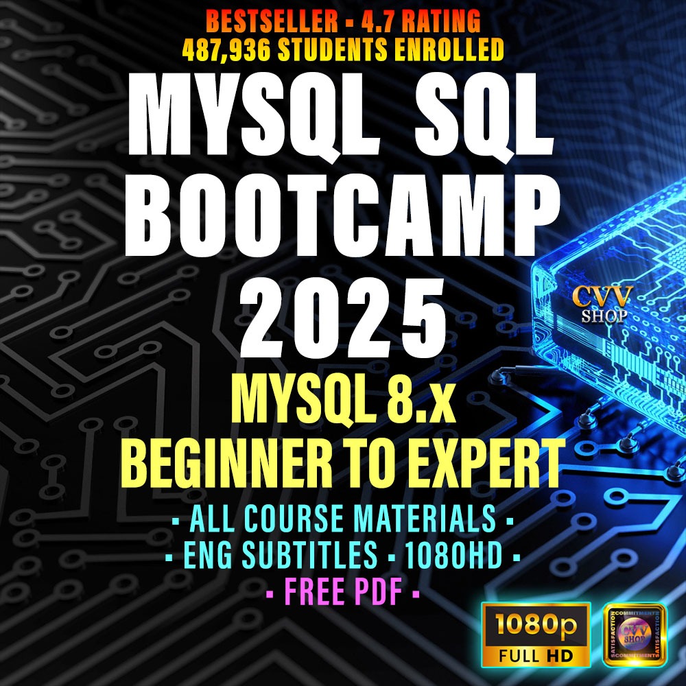MySQL Ultimate Bootcamp - SQL Beginner To Expert 2025 Programming Course For PC | Shopee Malaysia