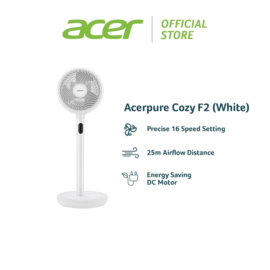 Acerpure Cozy F2 Air Circulator - Pink & Beige & White | Shopee Malaysia