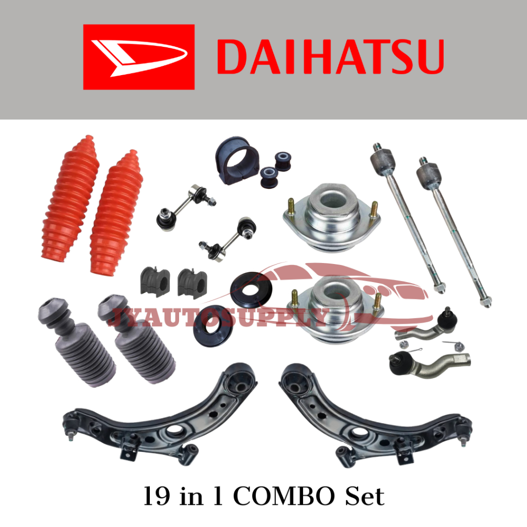 [19 IN 1 SET] Front Lower Arm Absorber Mounting Cover Link Bush ...