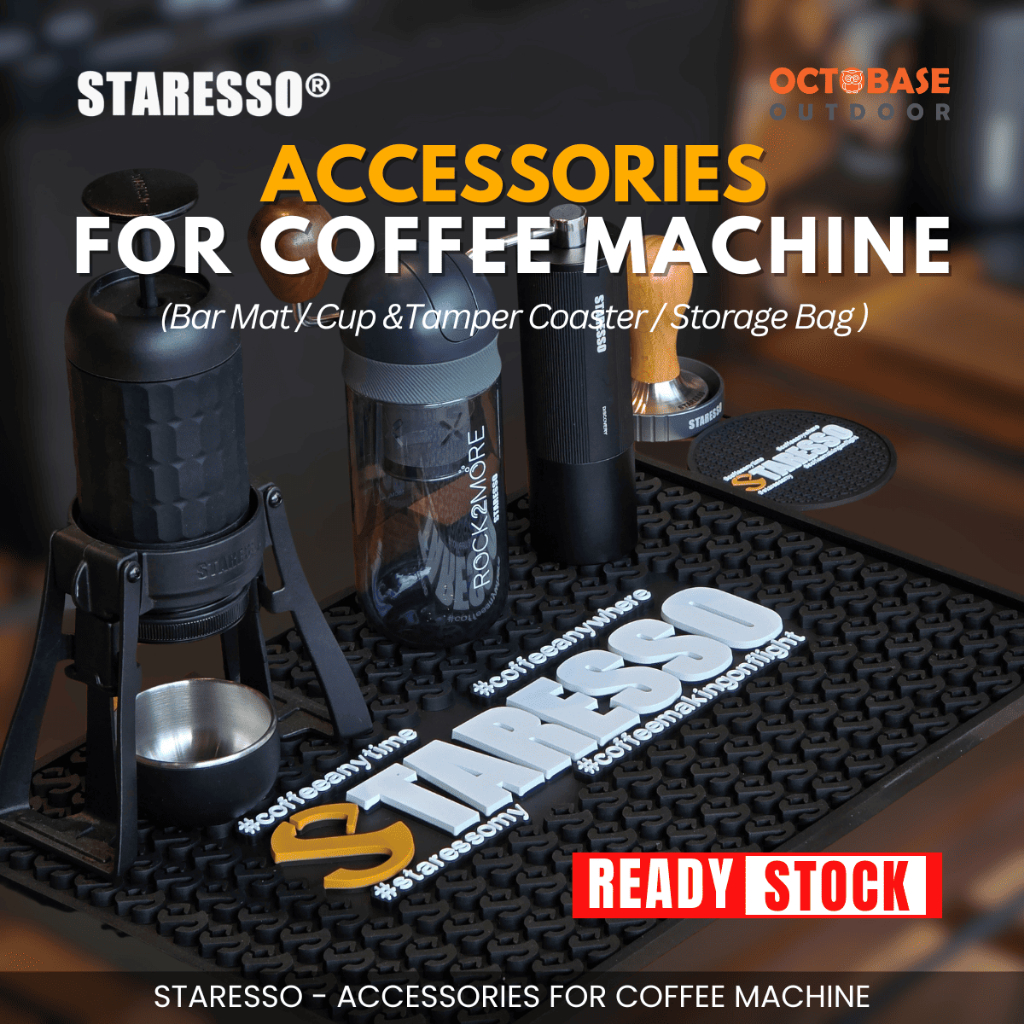 STARESSO - ACCESSORIES BAR MAT COASTER STORAGE BAG FOR ESPRESSO COFFEE ...