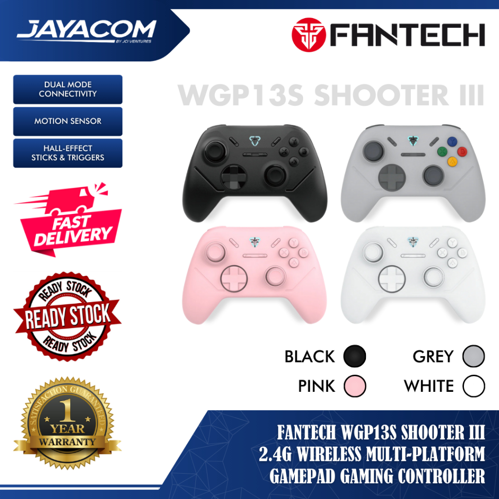 Fantech WGP13S Shooter III 2.4G Wireless Multi-Platform Gamepad Gaming ...