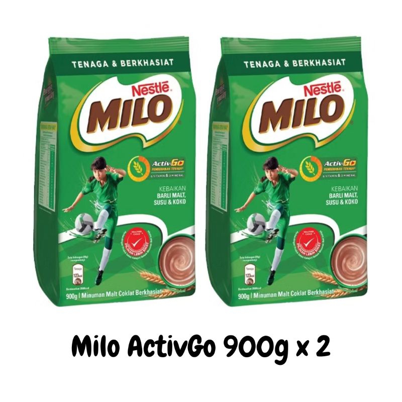 Nestle Milo Refill Pack 1.8kg (2 x 900g) | Shopee Malaysia