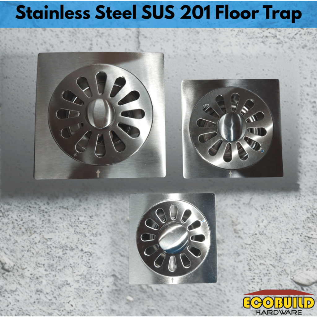 Stainless Steel SUS 201 Floor Trap with Outlet | Shopee Malaysia