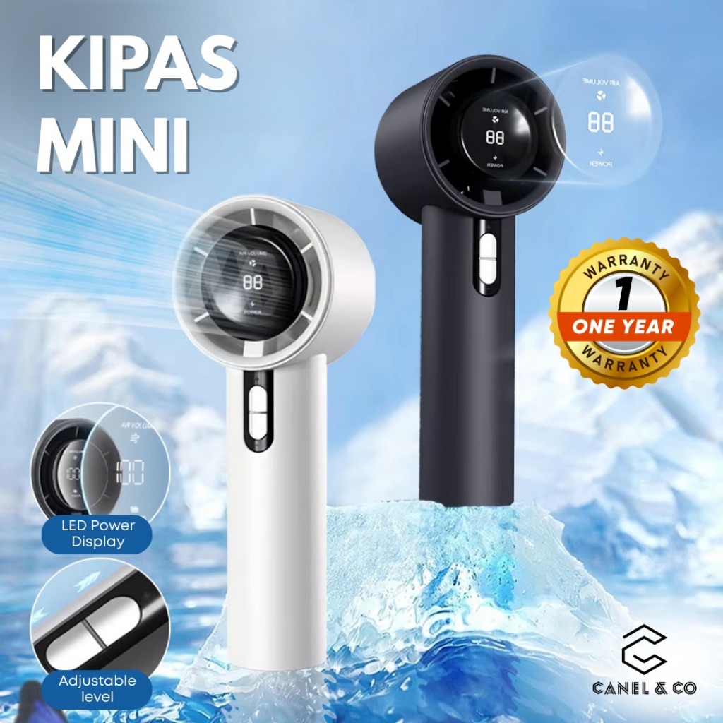 [Upgraded Quality] Fast Charge TURBO Speed Mini Handheld Fan Battery ...