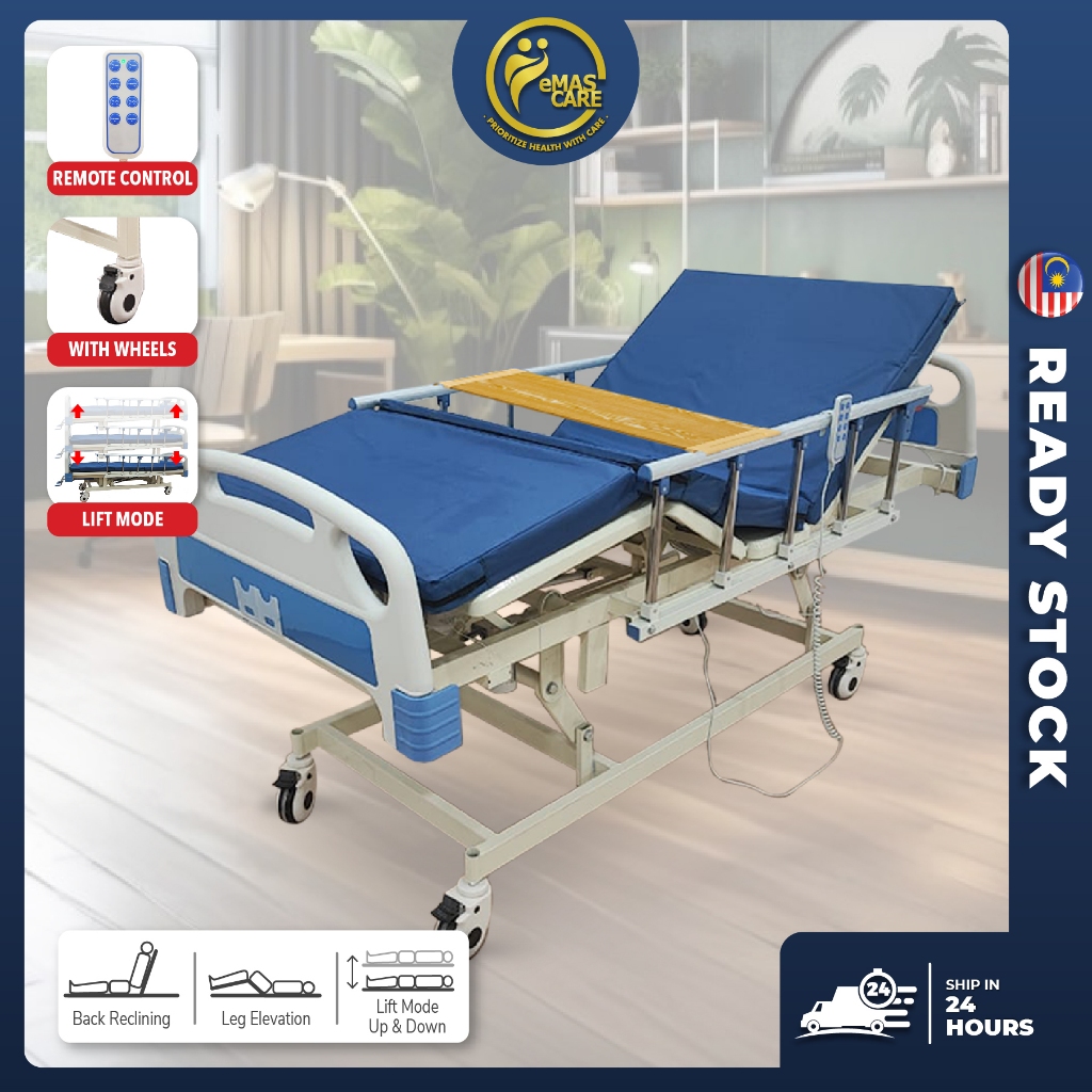 Electric Remote Control Hospital Bed 3 Function Electrical Mattress ...