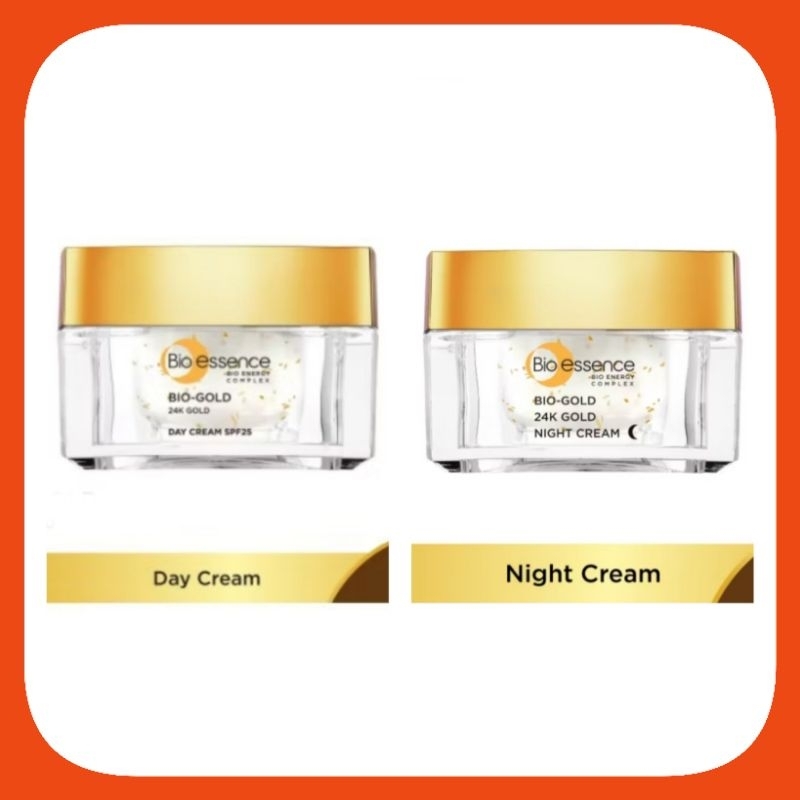 Bio Essence Bio-Gold 24K Gold Hydrating Day Cream SPF36/PA+++/Night ...