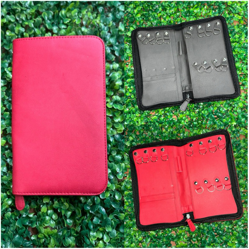 [SALES] PU Key Holder Organizer Storage Leather Bag House | Beg Kunci ...