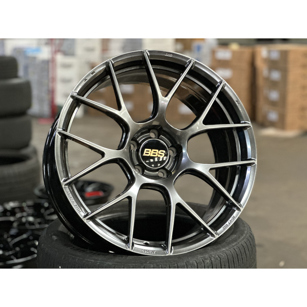 NEW 19X8.5J 19X9.5J BBS RE-V7 Japan Rim (set of 4) Diamond Black 5X112 ...