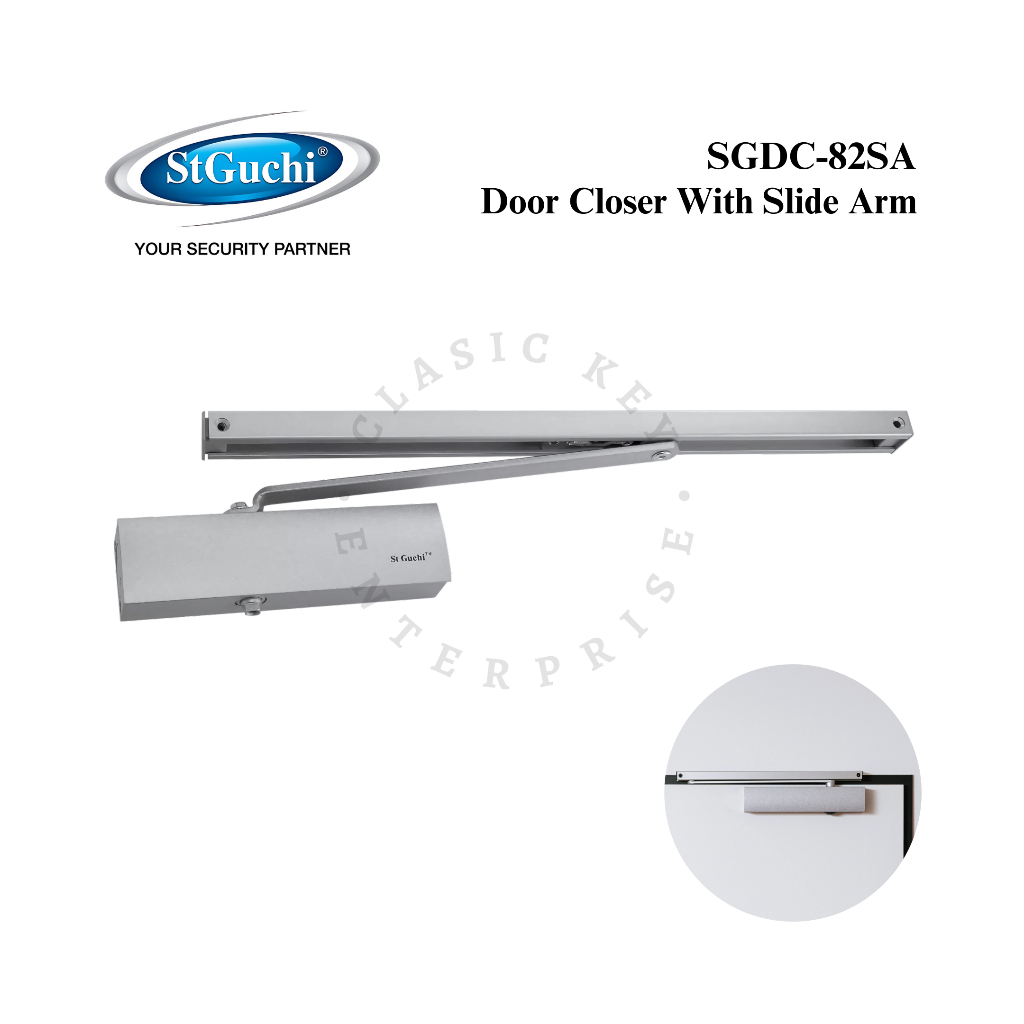St Guchi SGDC-82SA Door Closer With Slide Arm | Shopee Malaysia