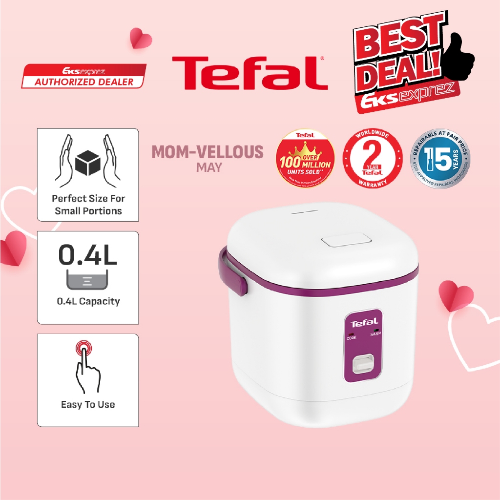 Tefal Mini Rice Cooker (0.4L) RK1721 | Shopee Malaysia