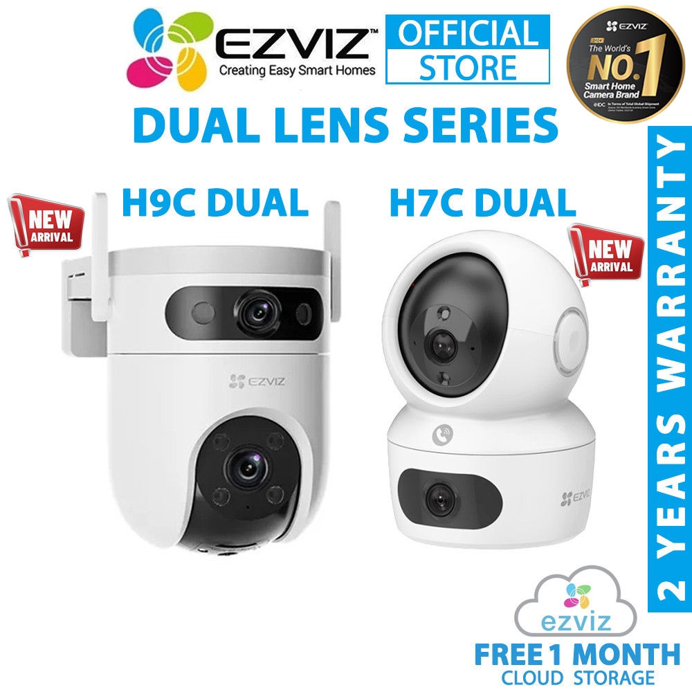 Ezviz H7C Dual H9C Dual Lens Series Pan/Tilt Two Way Talk 3MP 4MP 5MP ...