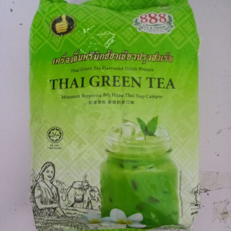 888 Instant THAI Green Tea (650g) Teh Hijau Thai Thailand | Shopee Malaysia