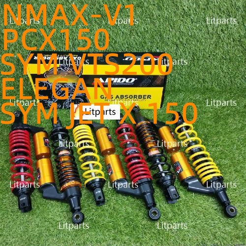 Apido Absorber Monoshock Gas Tank 335mm NMAX-V1 PCX150 SYM VTS200 ...