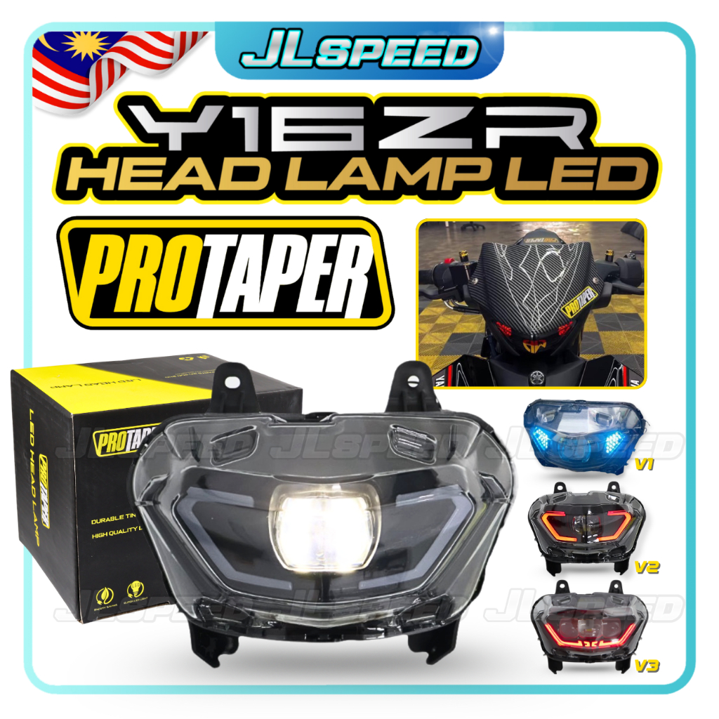 PROTAPER YAMAHA Y16 Y16ZR Led Head Lamp Assy Lampu Depan Head light Led ...