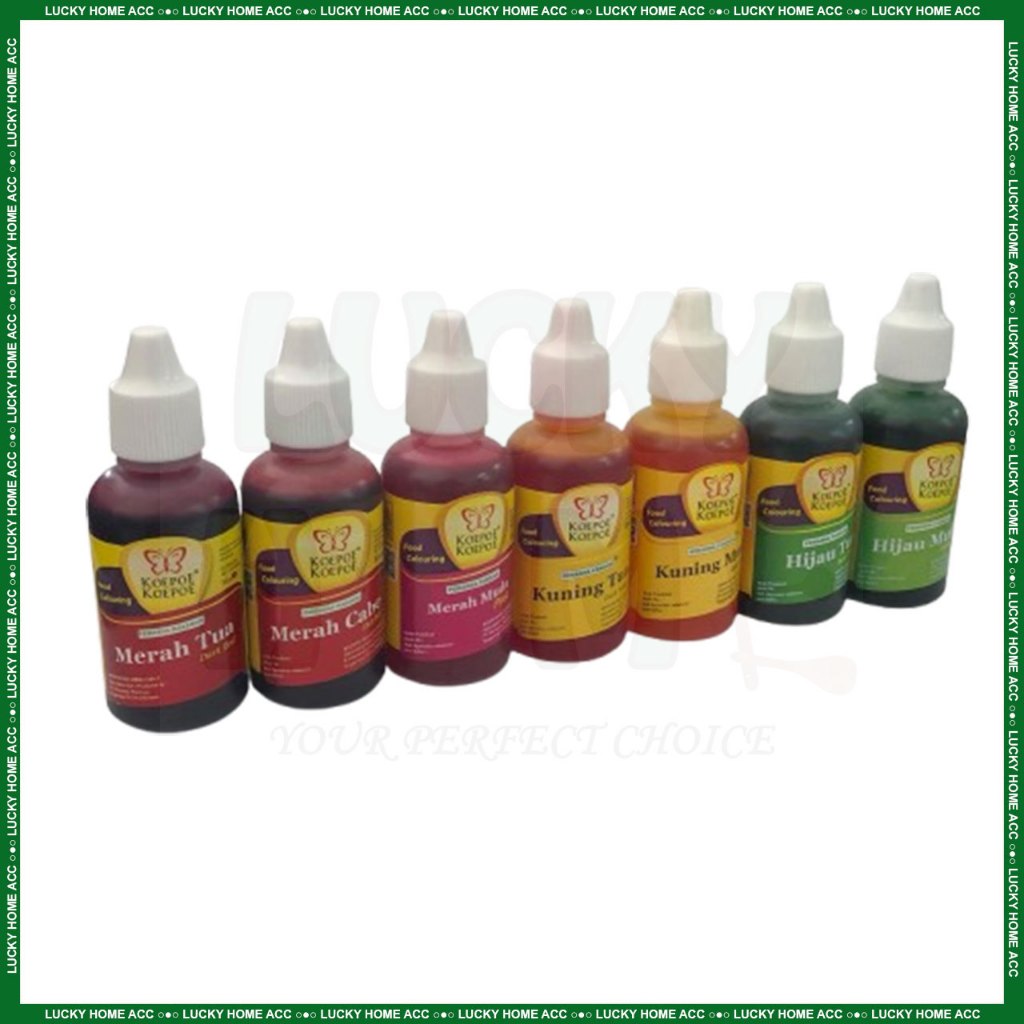 Ready Stock!!! Koepoe Koepoe Food Colouring Pewarna Makanan Water Based ...