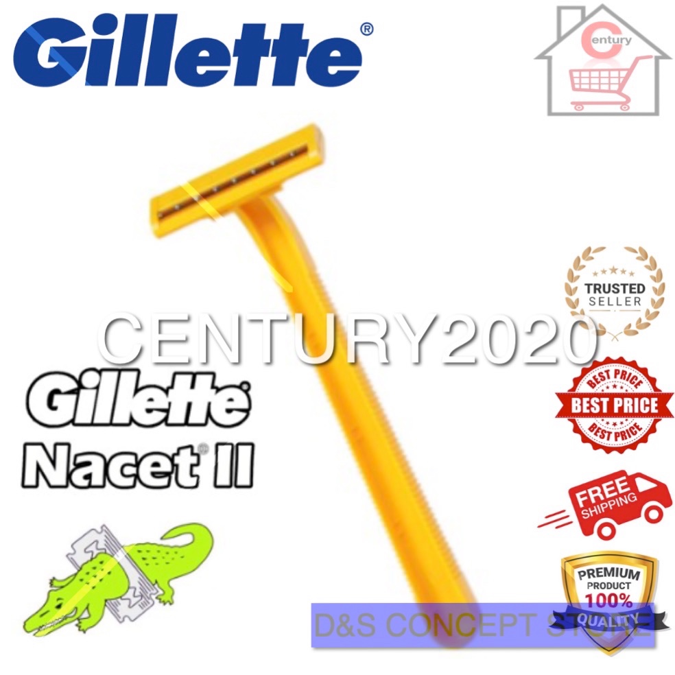 GILLETTE Nacet II / Nacet 2 Disposable Razor Long Lasting 1 PCS ...