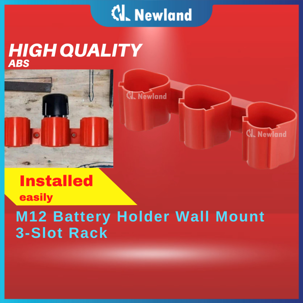Milwaukee Battery Slot / Rack for M12 and M18 Battery | Shopee Malaysia