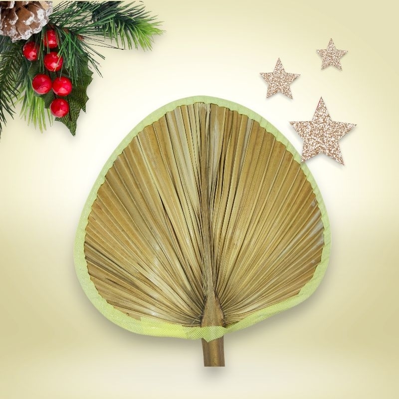 Handmade Palm leaf Fan, Kipas Tangan Daun, Visiri | Shopee Malaysia