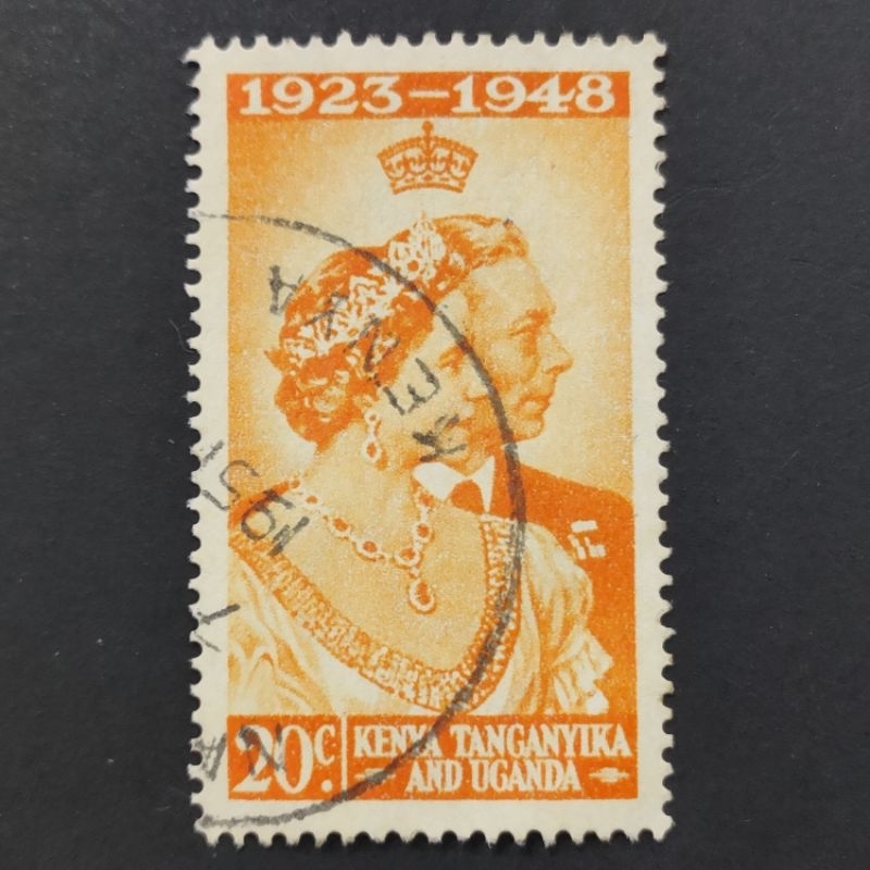 1949 Stamp Kenya Tanganyika and Uganda-Unique Used Stamp-20c Silver ...