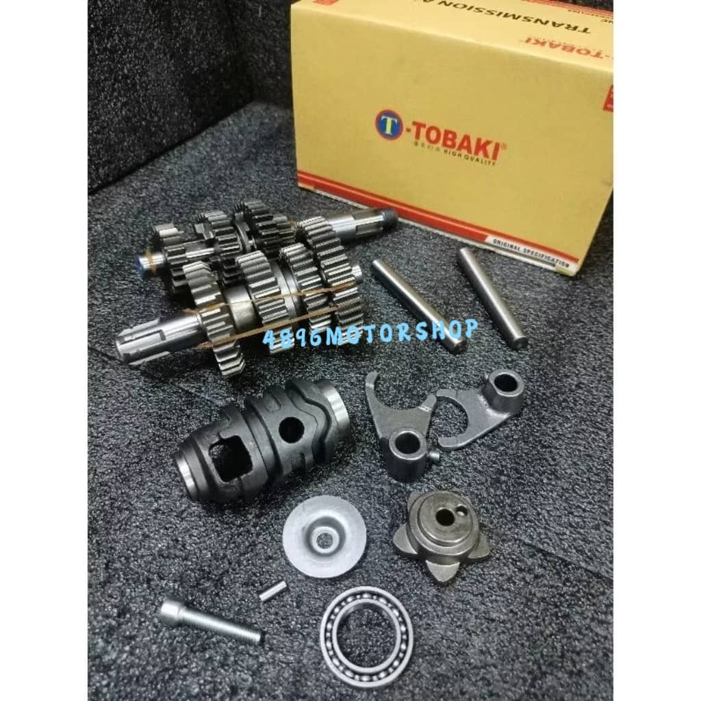 TOBAKI GEAR BOX COMPLETE SET COMP KRISS1 KRISS110 KRISS 1 110 DRUM SHIFT / KETAM BOOM ( STANDARD ...