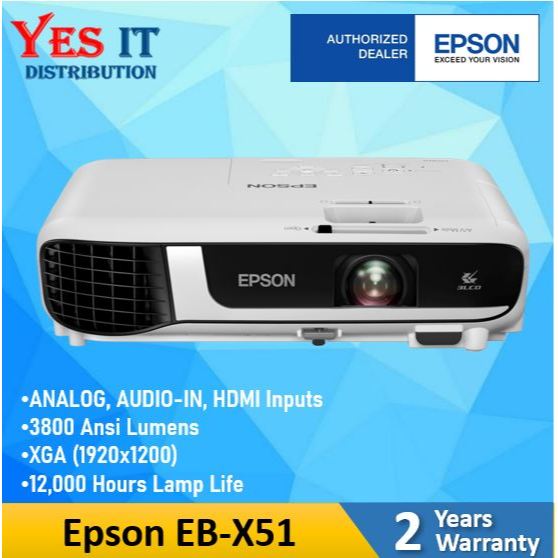 EPSON EB-X51 XGA PROJECTOR | Shopee Malaysia
