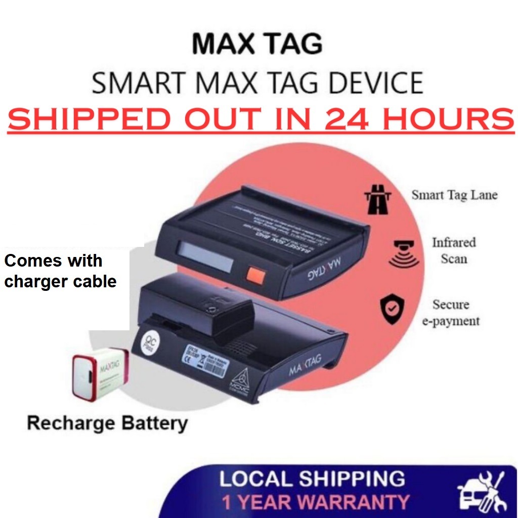 Original Smart Max Tag MaxTag Latest Version Touch n go Infrared Device ...