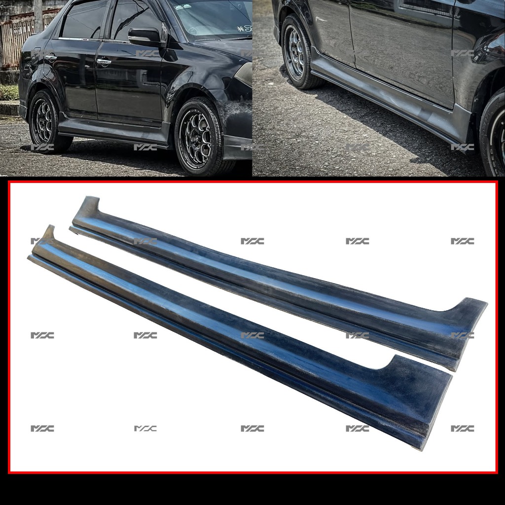 Saga FLX BLM FL Thai R3 Side Skirt PU Bodykit Tepi Skirt Lip Material ...