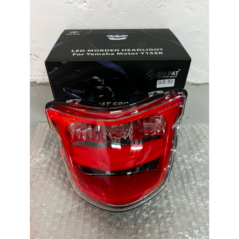 YAMAHA Y15 V1 LED HEAD LAMP Y15ZR HEADLIGHT Y15Z EXCITER 150 LAMPU LC HEADLAMP RED LAMPU DEPAN ...