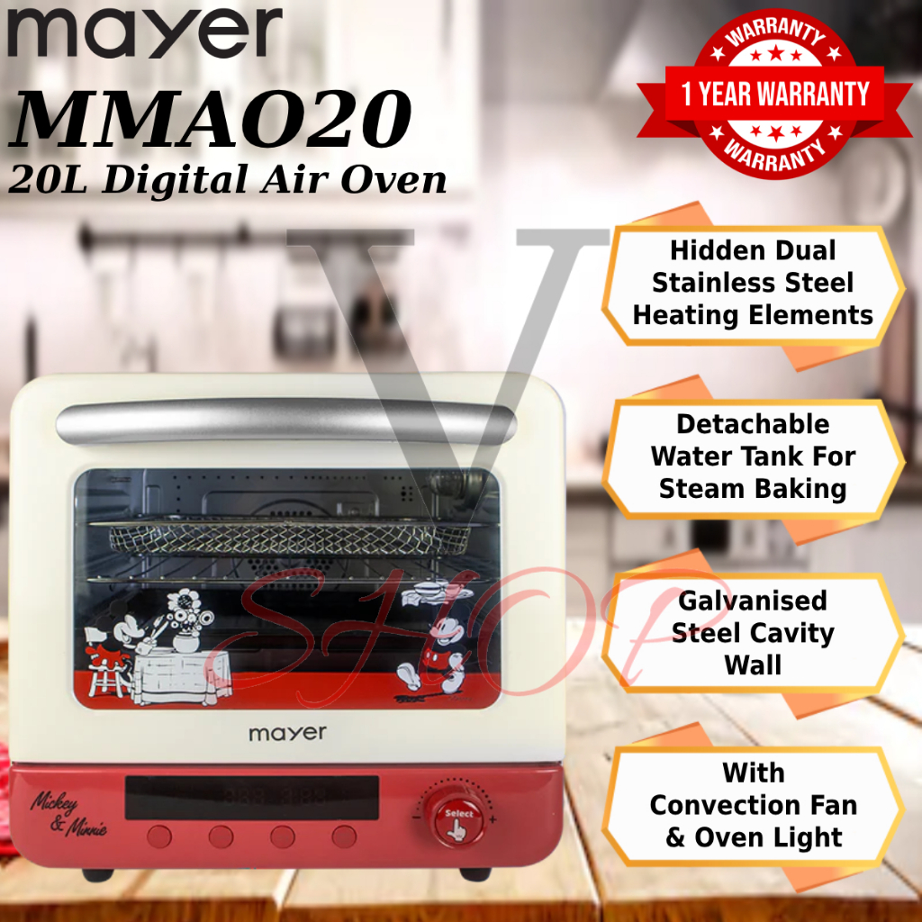 DISNEY X MAYER 20L DIGITAL AIR FRYER OVEN MMAO20 / MMAO-20 // AFO1800 ...
