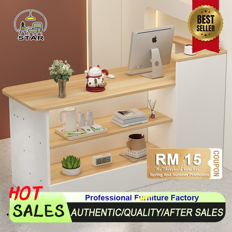 L-shaped Cashier Small Bar Table Clothing Beauty Salon Supermarket ...