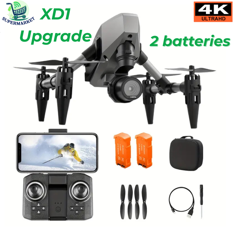 Mini Drone XD1 Pro Optical Flow Dual Camera Alloy Body Quadcopter ...